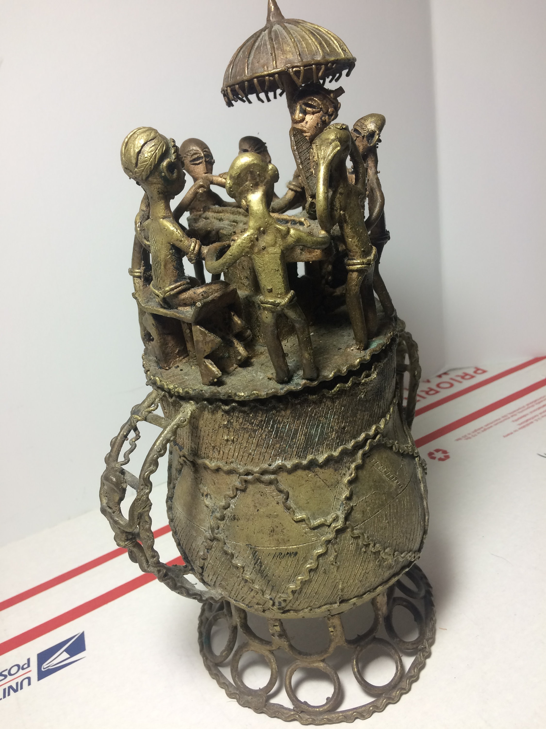 Ashanti African Tribal Bronze Kuduo Vessel Container - Etsy