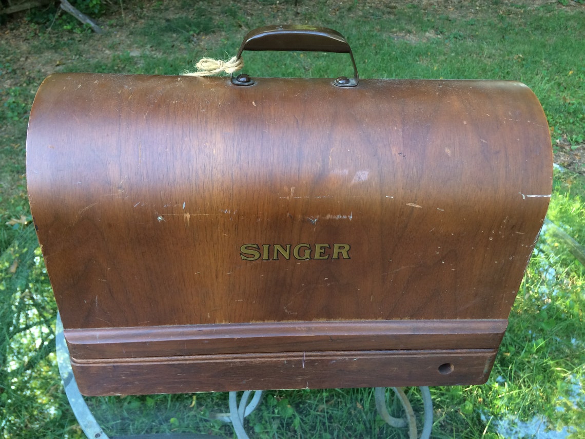 Vintage Singer Sewing Machine 1948, Model 128, Works - Etsy