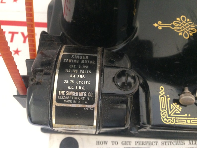 Singer 221-1 Featherweight Sewing Machin (1952's) AK 766422 - Etsy