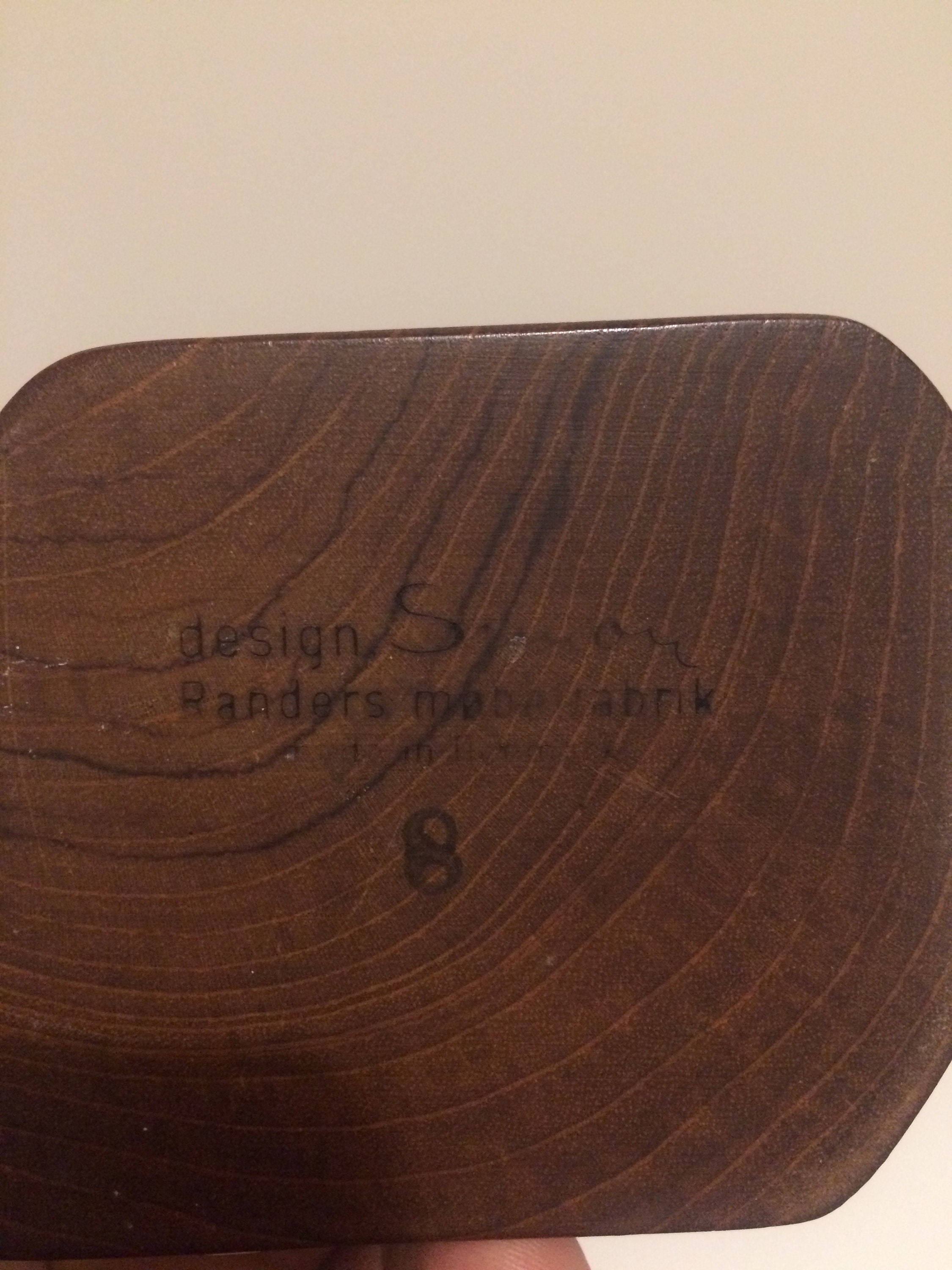 Danish Teak Sculpture Lovers Embraced Dancing Simon Randers, Denmark ...