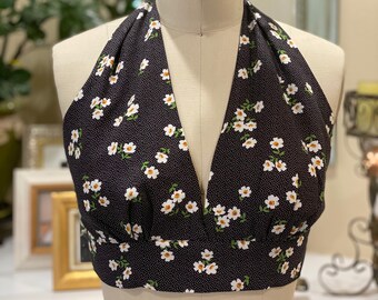 Wrap Halter Top | Etsy