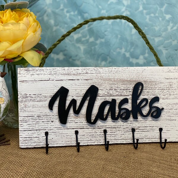 Wall Mask Holder - Etsy