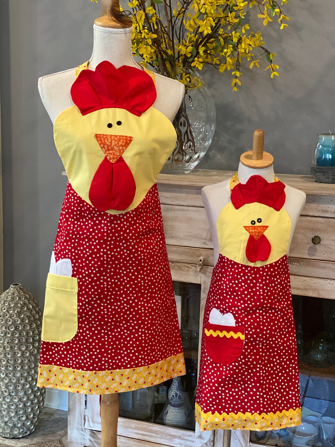 Farm Animal Apron - Etsy