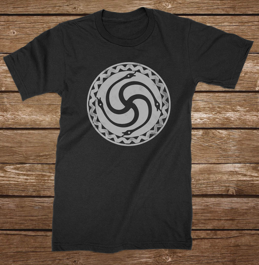 Swastika Snake T shirt Ancient Historical Ethnic Pagan Symbol | Etsy