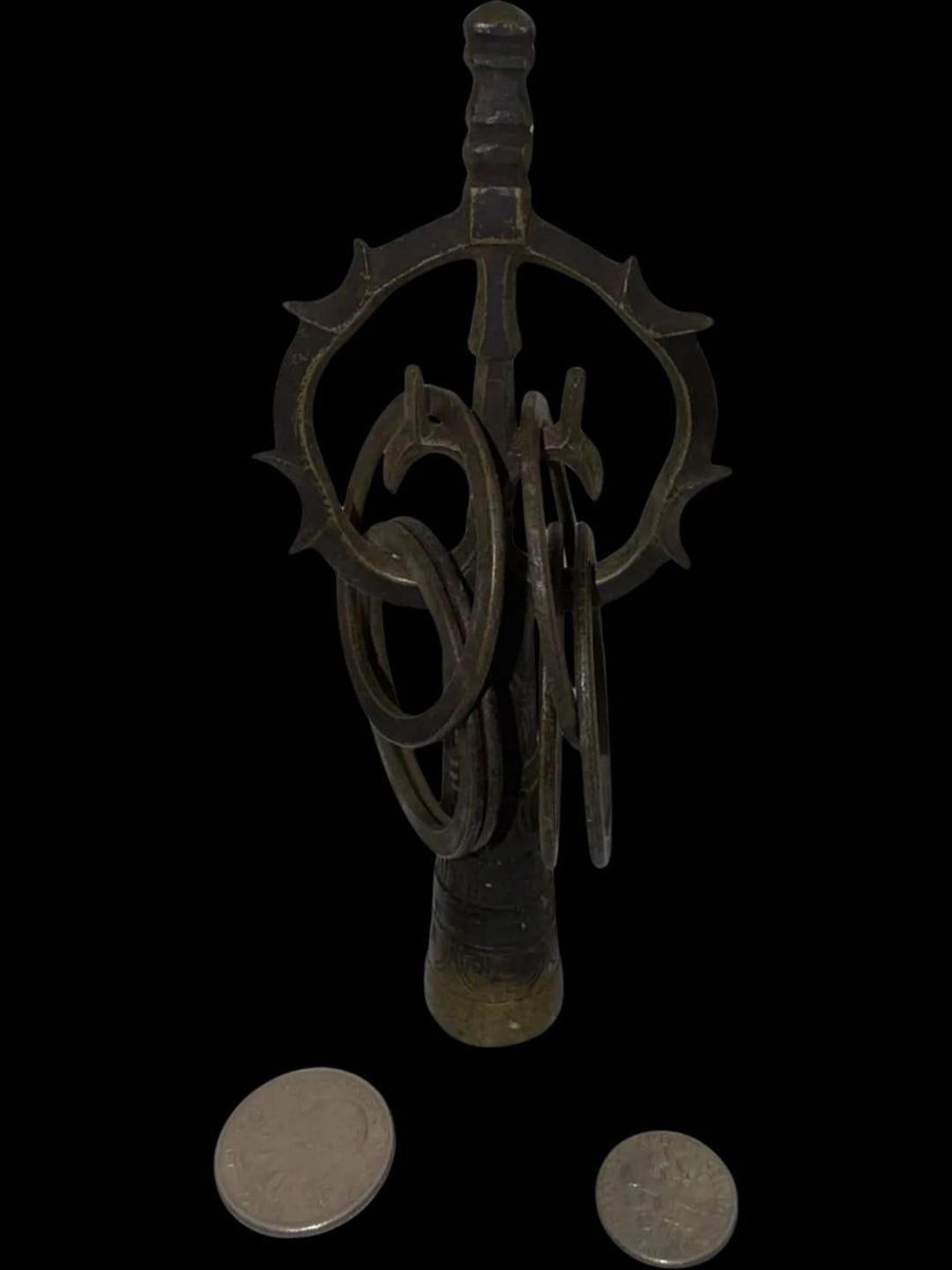 Edo Period Buddhist Shakujo Monk's Staff - Etsy