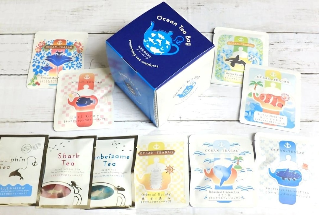 Ocean-teabag Gift Set 10 Types Ocean Teabag - Etsy