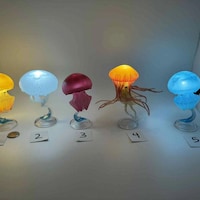Light up Jellyfish Figures! - Etsy