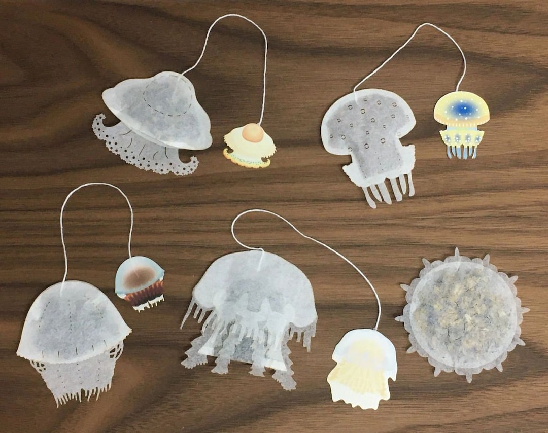 Jellyfish Tea Bag Gift Set - Ocean Teabag - Etsy