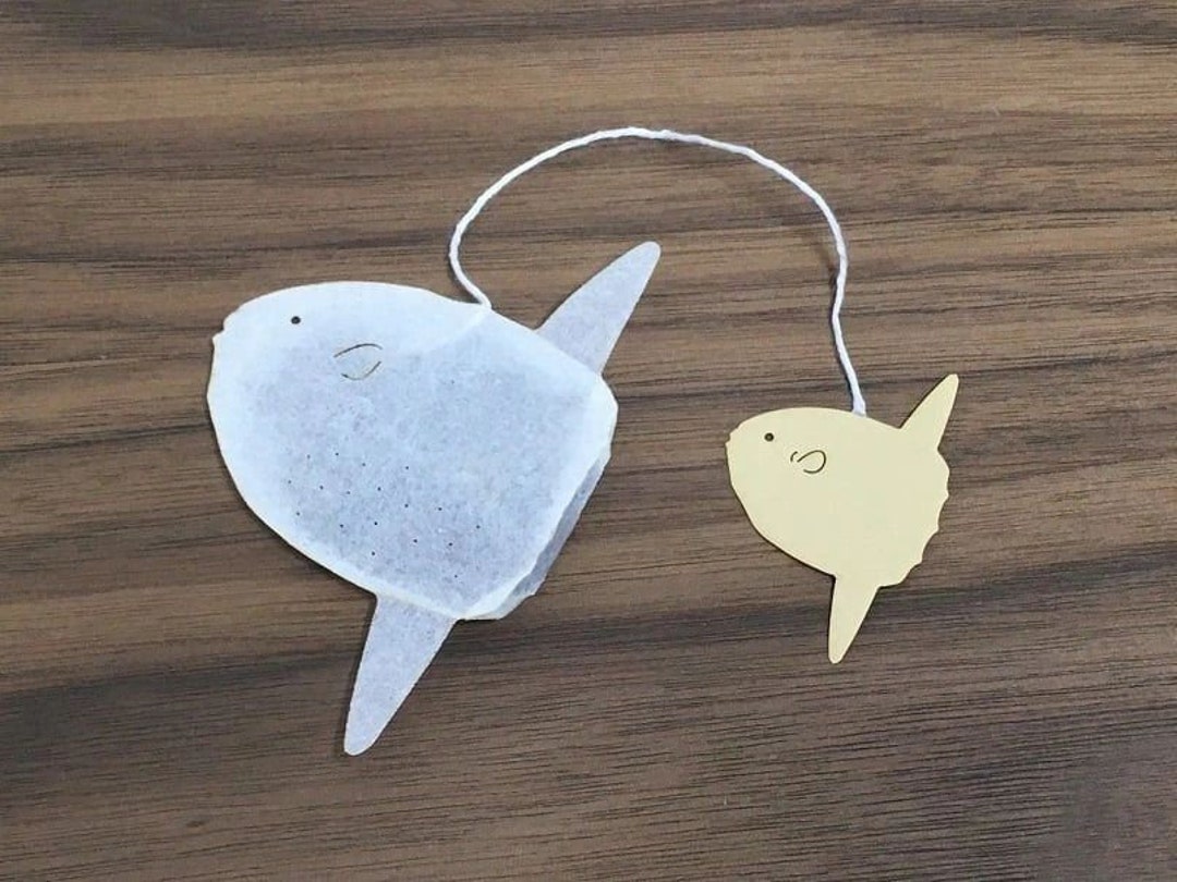 Sunfish Hojicha Tea Bag Ocean Teabag - Etsy