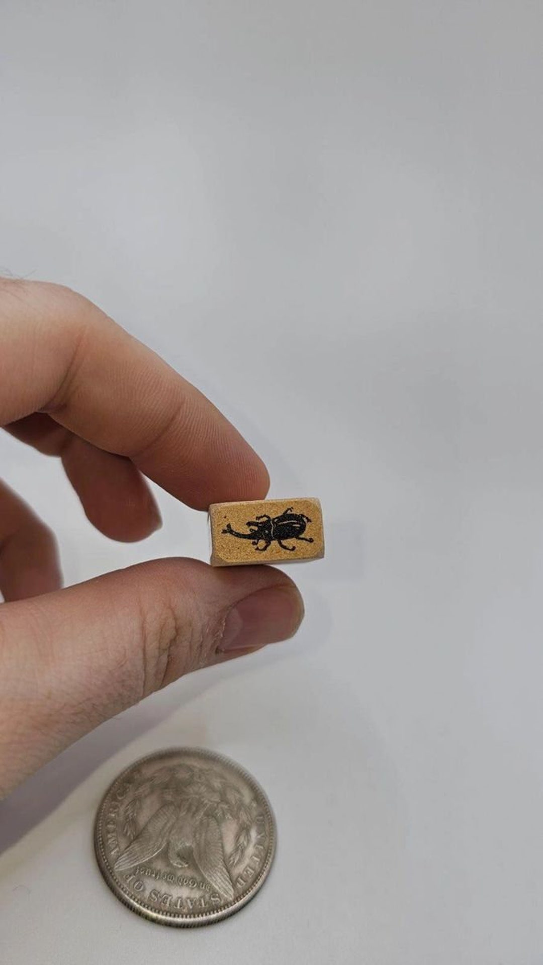 Rhinocerous Beetle Stamp - Etsy