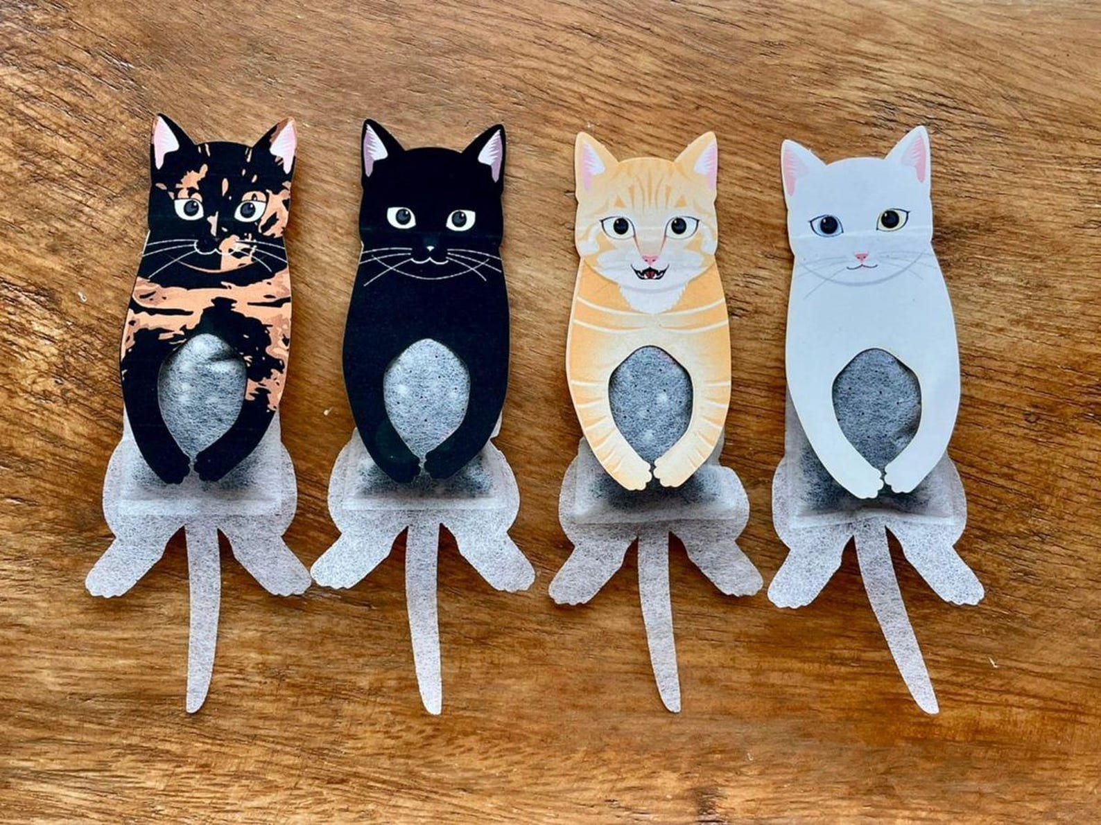 Japanese Cat Tea Bag Gift Set- Ocean Teabag - Etsy