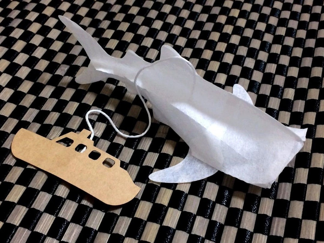 Whale Shark Green Tea Bag Ocean Teabag - Etsy