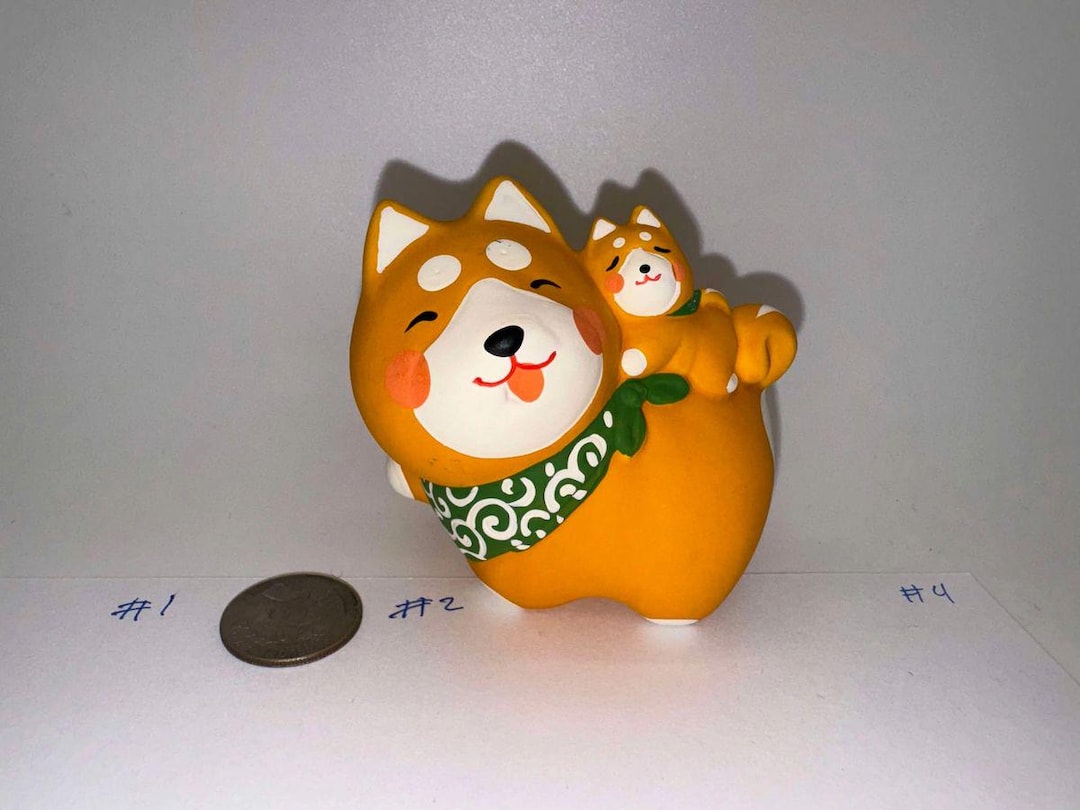Hachiko & Baby Ceramic Figure From Japan - Etsy