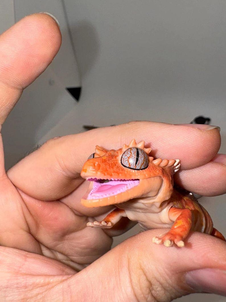 Cute Leopard Gecko Gachapon Figure (set 6 2025) - Etsy