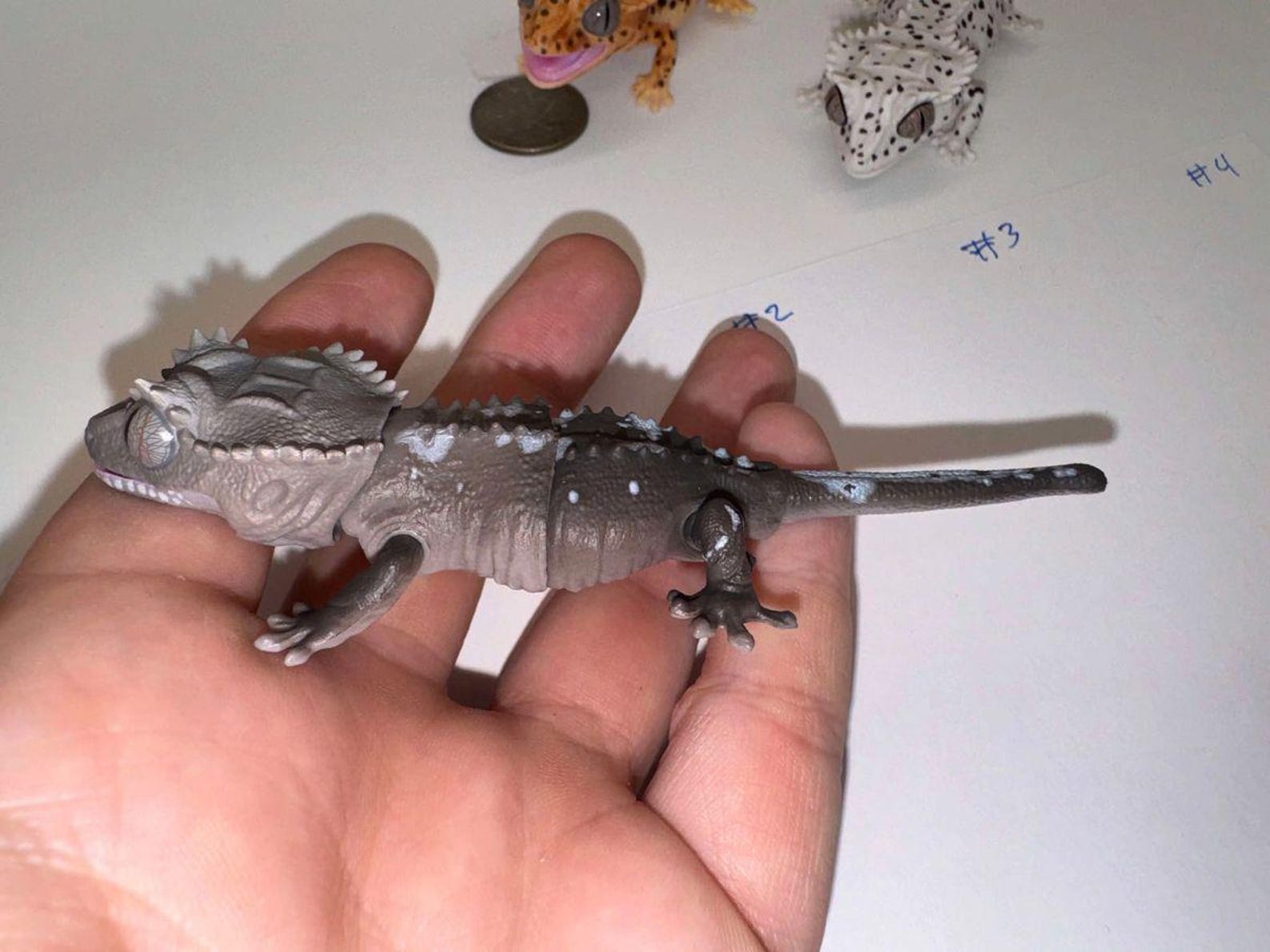 Cute Crested Gecko Gachapon Figure Set 2 - Etsy