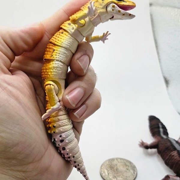 Realistic Gecko - Etsy