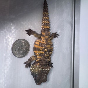 Armored Lizard Gachapon Figure From Japan - Etsy