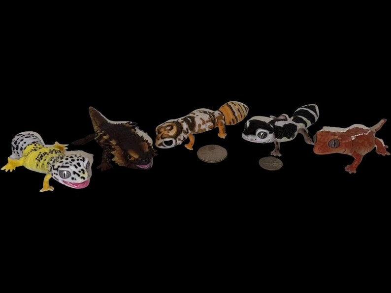 Cute Leopard Gecko Gachapon Figure (set 6 2025) - Etsy