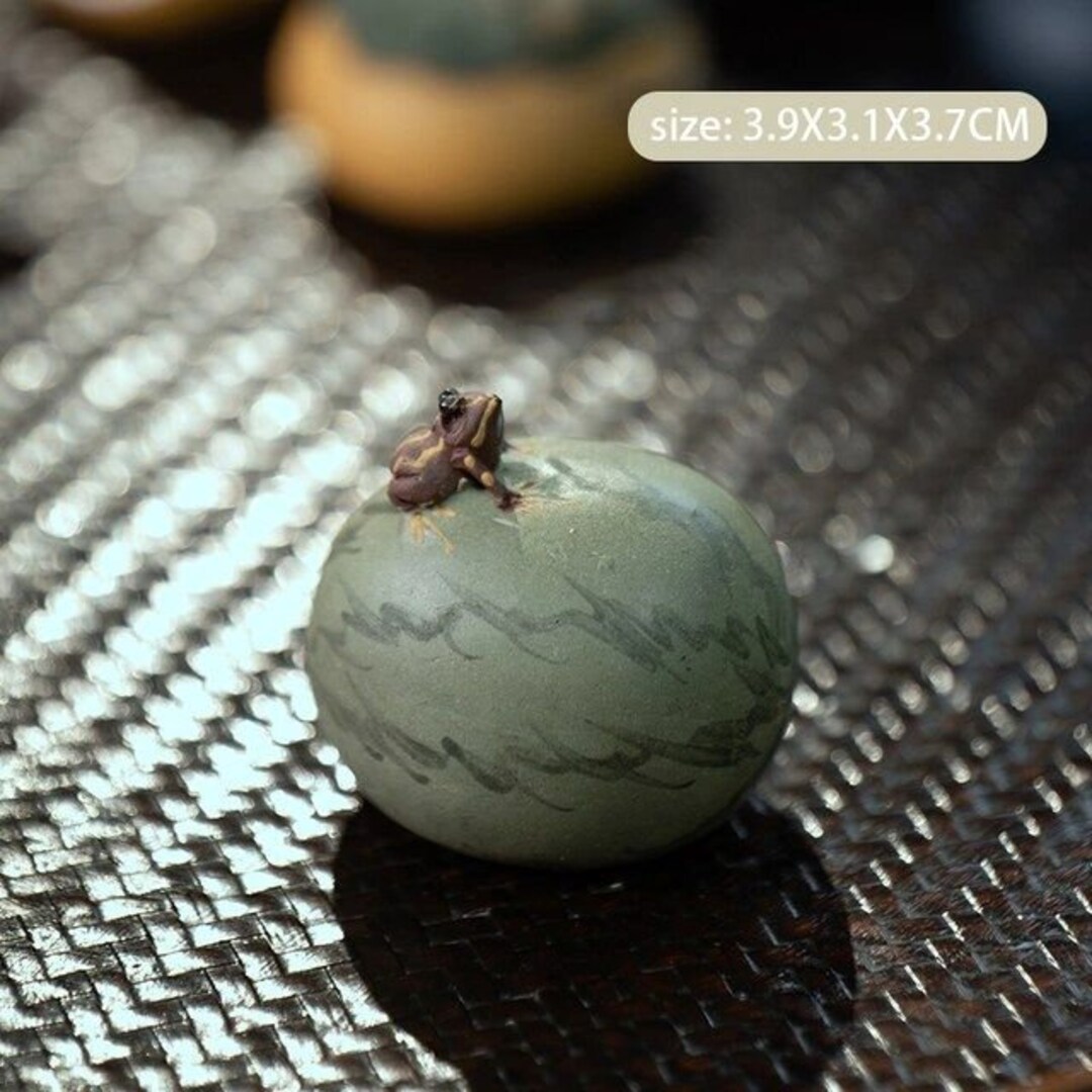 Squirting Frog Tea Pet- Watermelon - Etsy