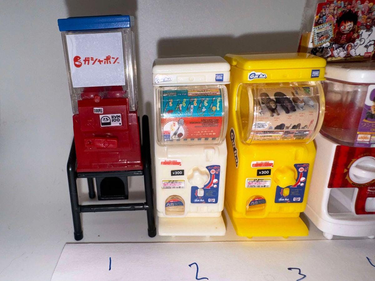 Tiny Gashapon Machine From Japan - Etsy