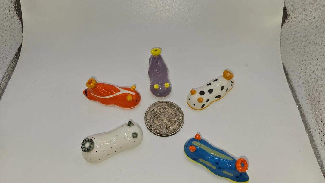 Sea Slug / Nudibranch Figures / Chopstick Rests - Etsy