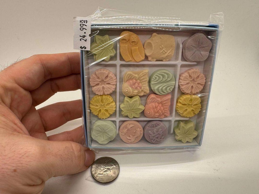 Fall Flowers Higashi Candy From Japan - Etsy