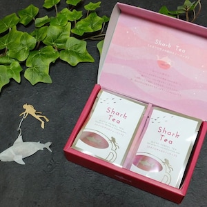 Great White Shark Hibiscus Chamomile Tea Bag - Ocean Teabag - Etsy