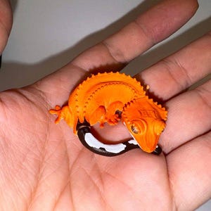 Sleeping Crested Gecko Gachapon Figure Set #1 - Etsy