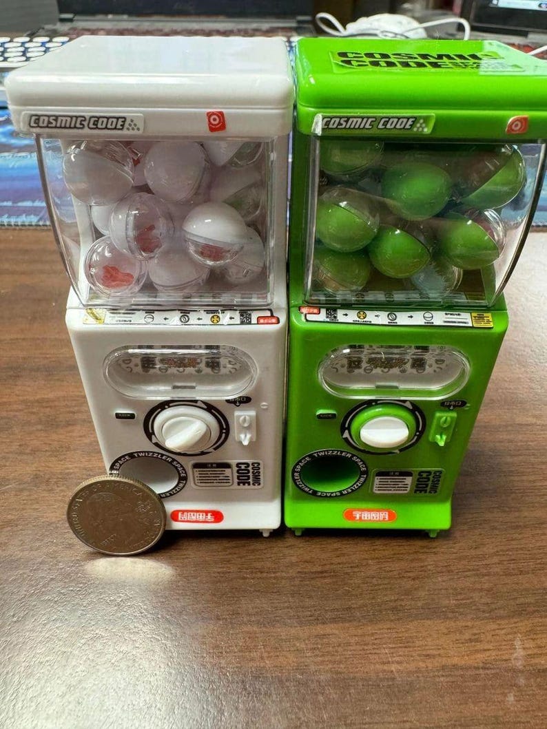 Miniature Gachapon / Capsule Toy Machine With Isopod Figures - Etsy