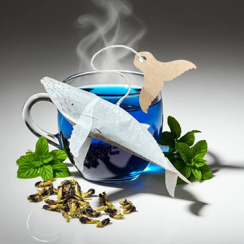 Whale Tea - Etsy