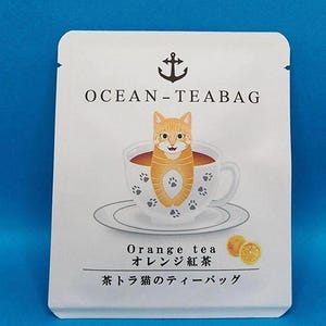 Tiger Cat Orange Tea Bag - Ocean Teabag - Etsy