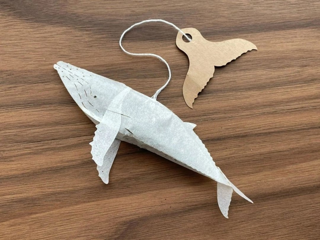 Humpback Whale Blue Lemongrass Mint Tea Ocean Teabag - Etsy