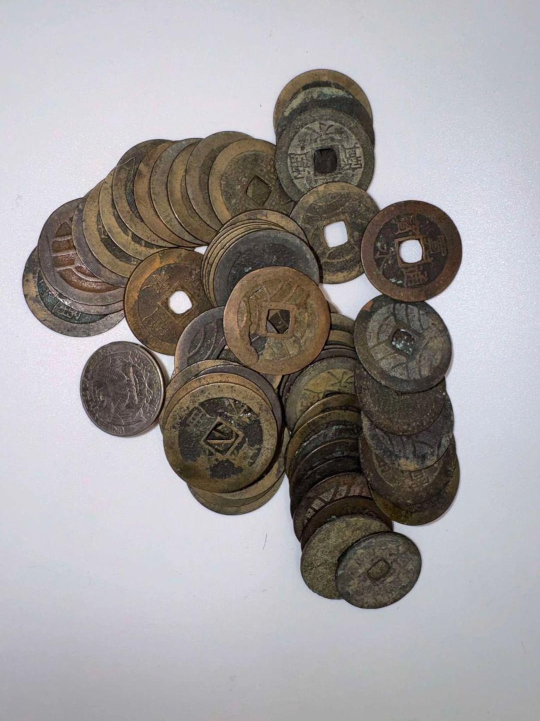 Edo Period 4 Mon Coins From Japan - Etsy