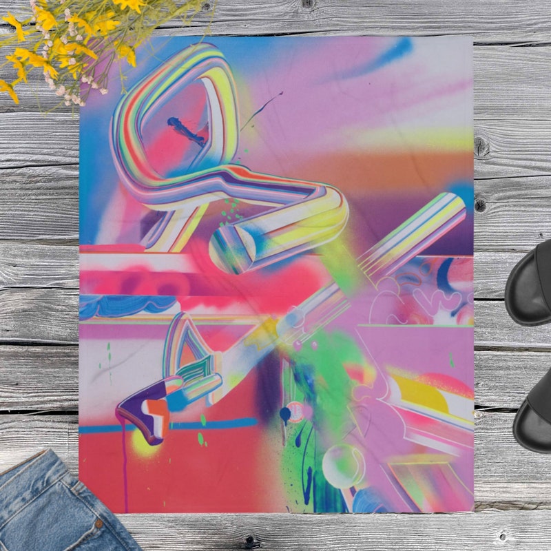 Multi Colored Throw - Etsy