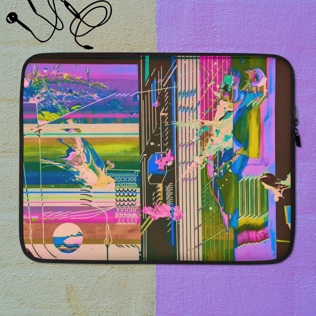 Cyberpunk Art Computer MacBook Laptop Sleeve, 13 Inch and 15 Inch ...