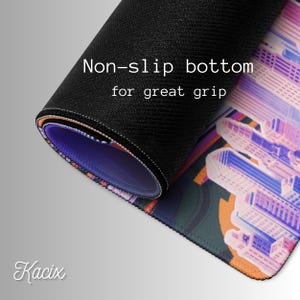 Trippy Arcade Large Gaming Desk Mat Gamer Girl Gift Mouse Pad Extended ...