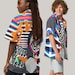 Vibrant Retro Button up Shirt Funky Graphic Streetwear Tee Unique ...