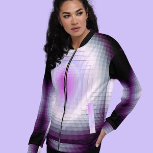 Cyberpunk Techwear Bomber Jacket Retro Futuristic Techno Jacket Music ...