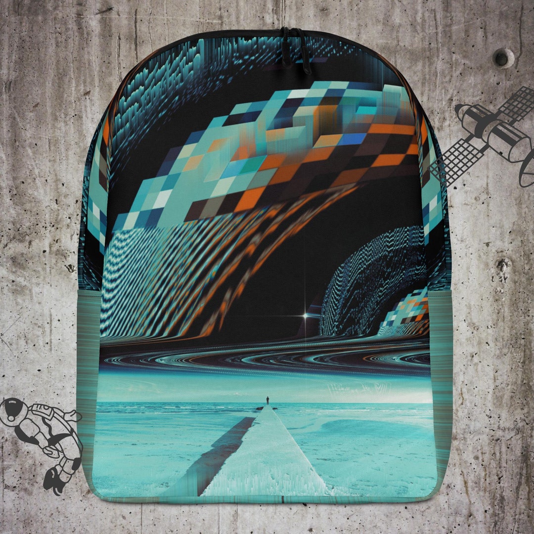 Sci Fi Art Cyberpunk Laptop Work Bag Gift for Him, Small Space Travel ...