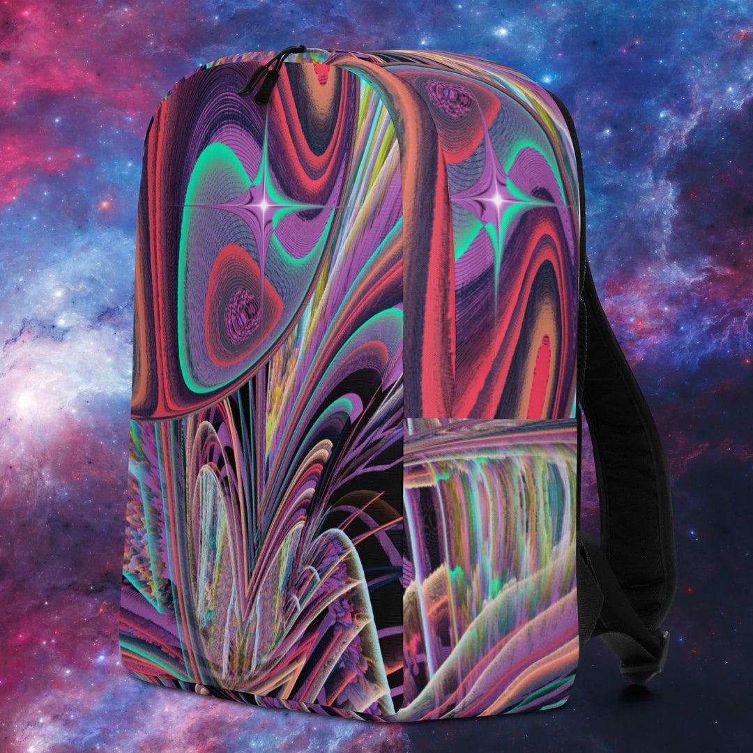 Psychedelic Sci Fi Art Space Backpack Gift for Him All Over - Etsy