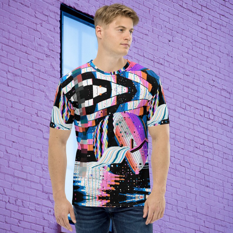 Vaporwave Pixel Art Gamer Sci Fi All Over Shirt Gift for Him - Etsy