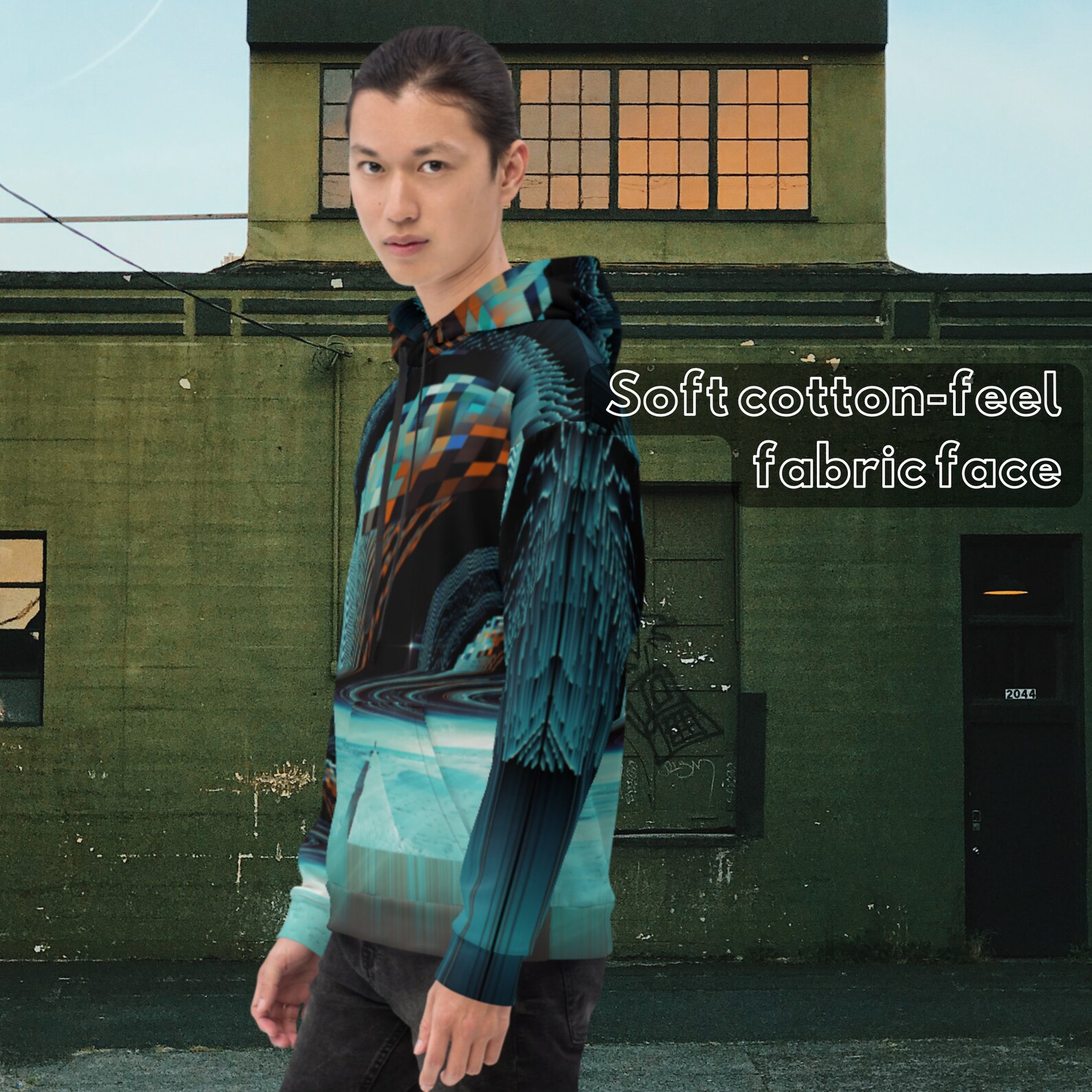 Cyberpunk Hoodie Sci Fi Festival Clothing EDM Trippy Clothes Vaporwave ...