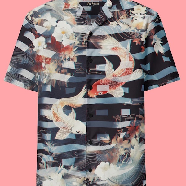 Fish Button up Shirt - Etsy