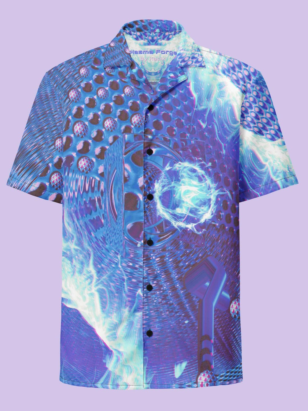 Glitchcore Gaming Button up Shirt Rave Hawaiian Shirt Oversized ...