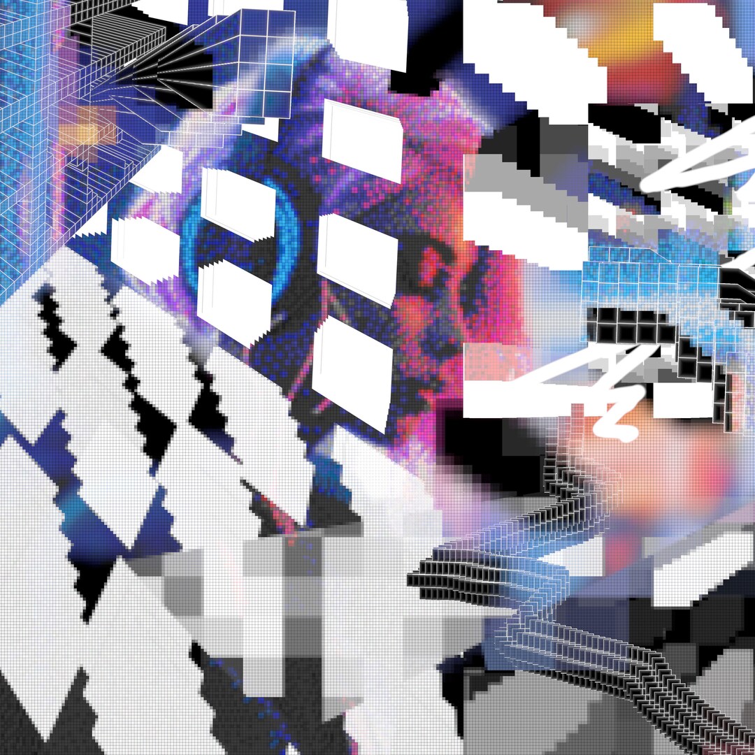 Pop Art Vaporwave Poster, Trippy Cyberpunk Wall Art Print for Living ...