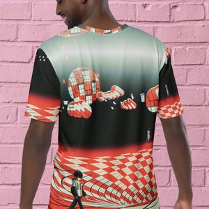 Retro Futuristic Shirt Arcade Gamer Tshirt Printed Funky AOP Tee ...