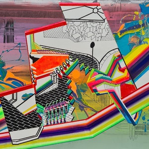 Modern Wall Decor Set of 3 Paintings Colorful Street Art Gallery Wall ...