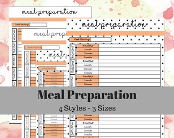 Meal tracker | Etsy