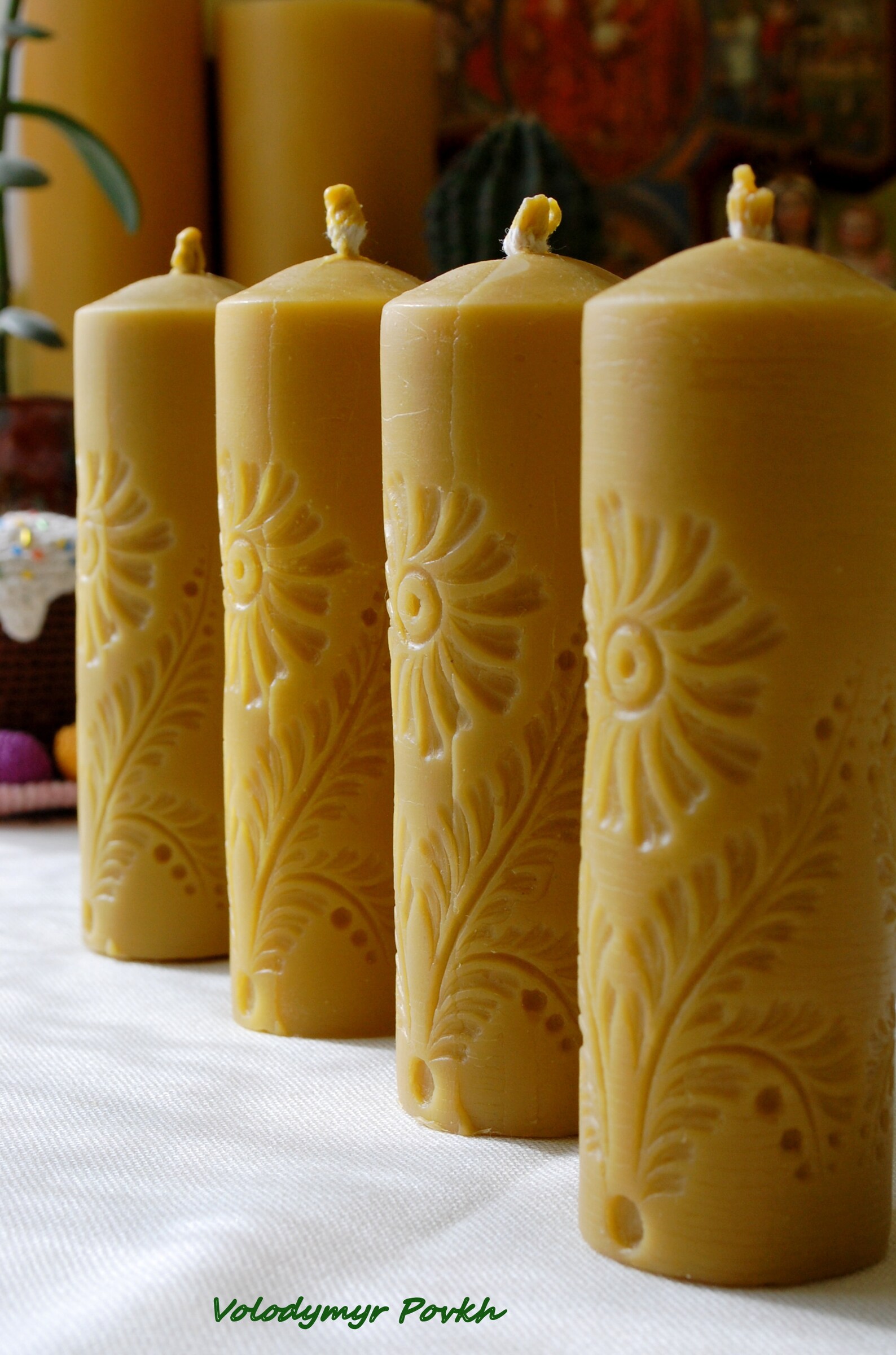 Beeswax Candles Pillar Candles Catholic Candles Natural - Etsy