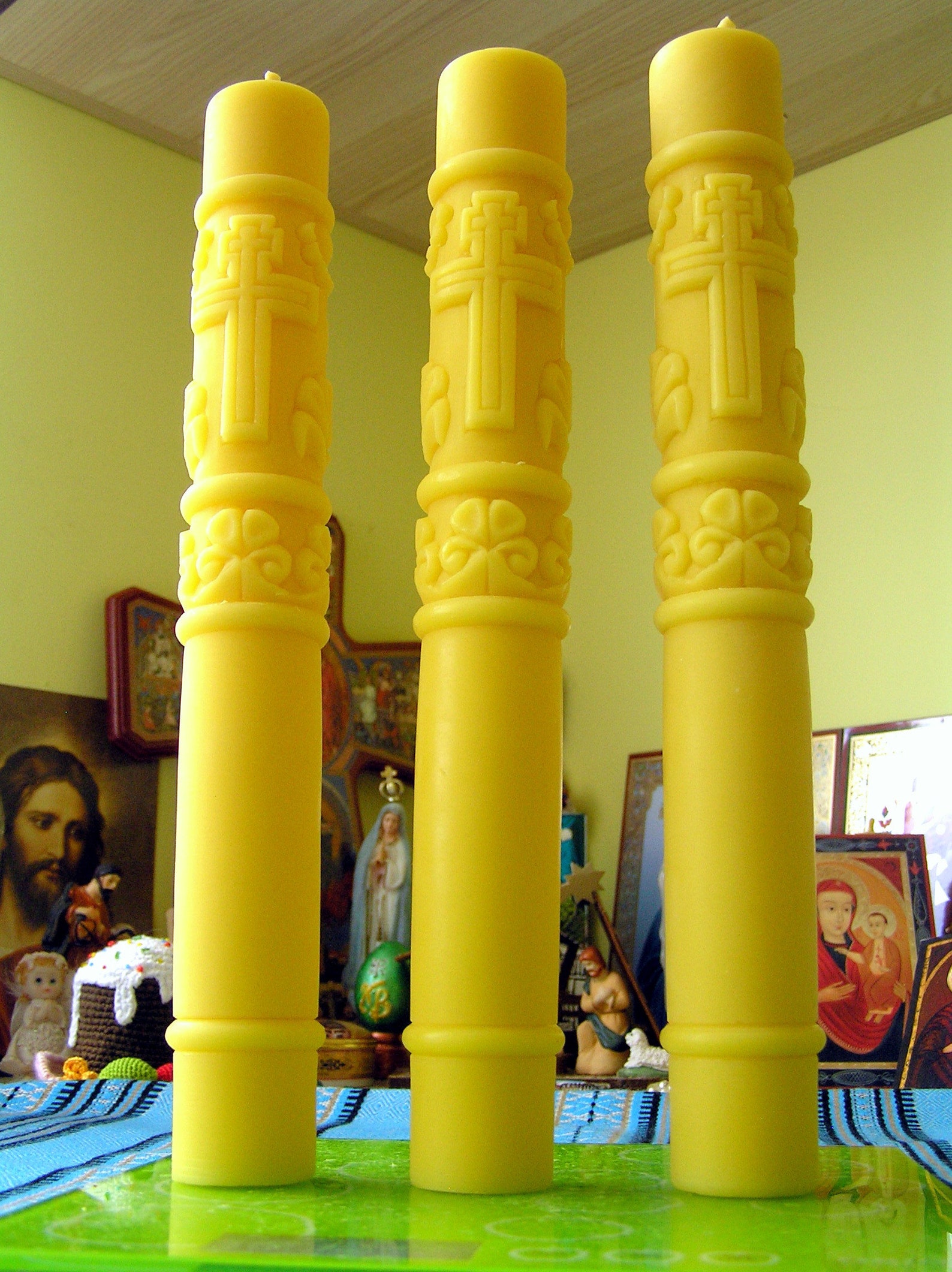 Pillar Candles Wedding Candles Beeswax Pillar Candles - Etsy